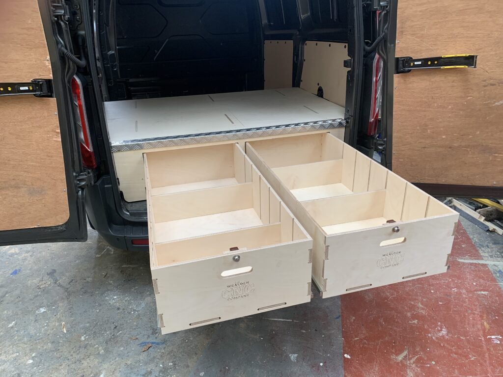 Ford Transit Custom SWB - Double Drawers - Get Stowed
