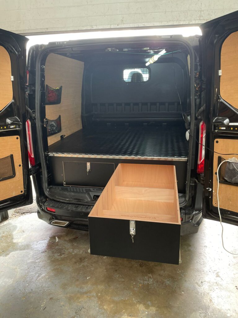 Ford Transit Custom Crew Cab LWB - Double Drawers - Get Stowed
