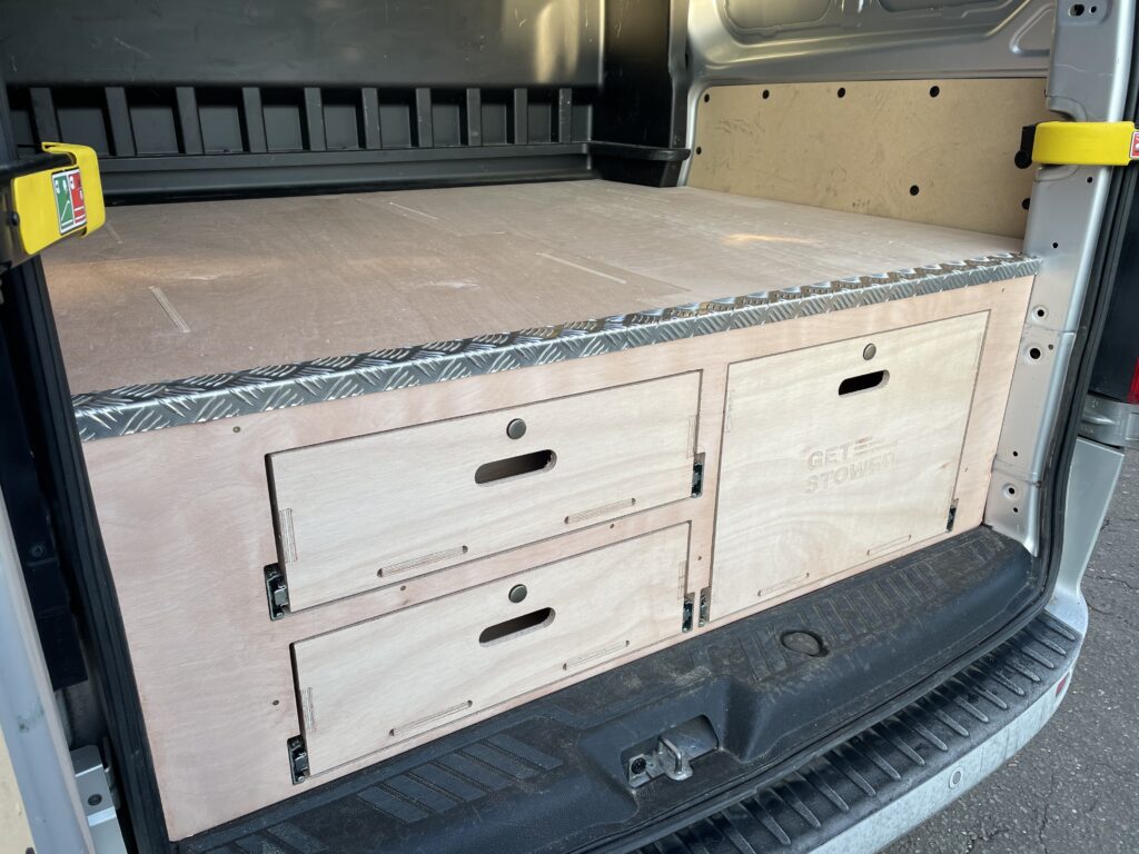 Ford Transit Custom Crew Cab SWB – Triple Drawers – Get Stowed