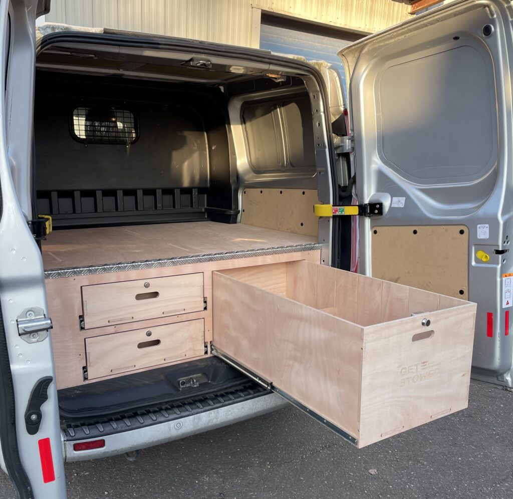 Ford Transit Custom Crew Cab SWB – Triple Drawers – Get Stowed