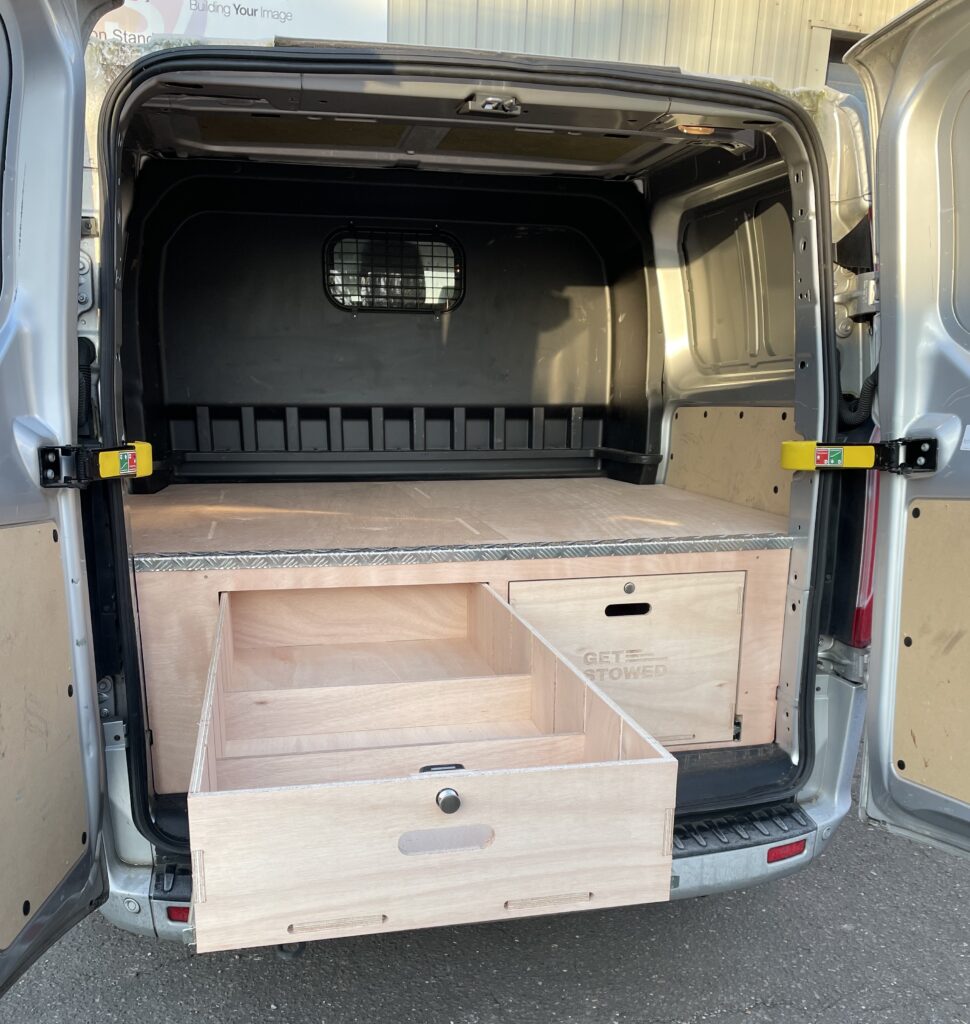 Ford Transit Custom Crew Cab SWB – Triple Drawers – Get Stowed